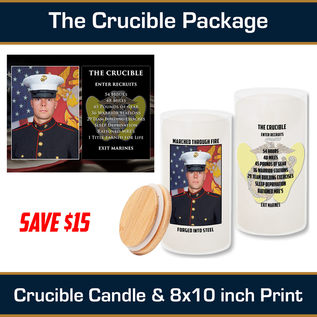 Crucible Candle with 8x10 Crucible Print