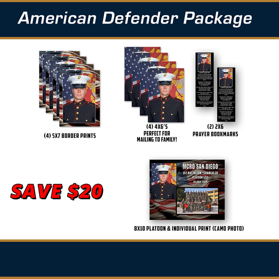 American Defender Portrait Package - ONLY AVAILABLE ONLINE!