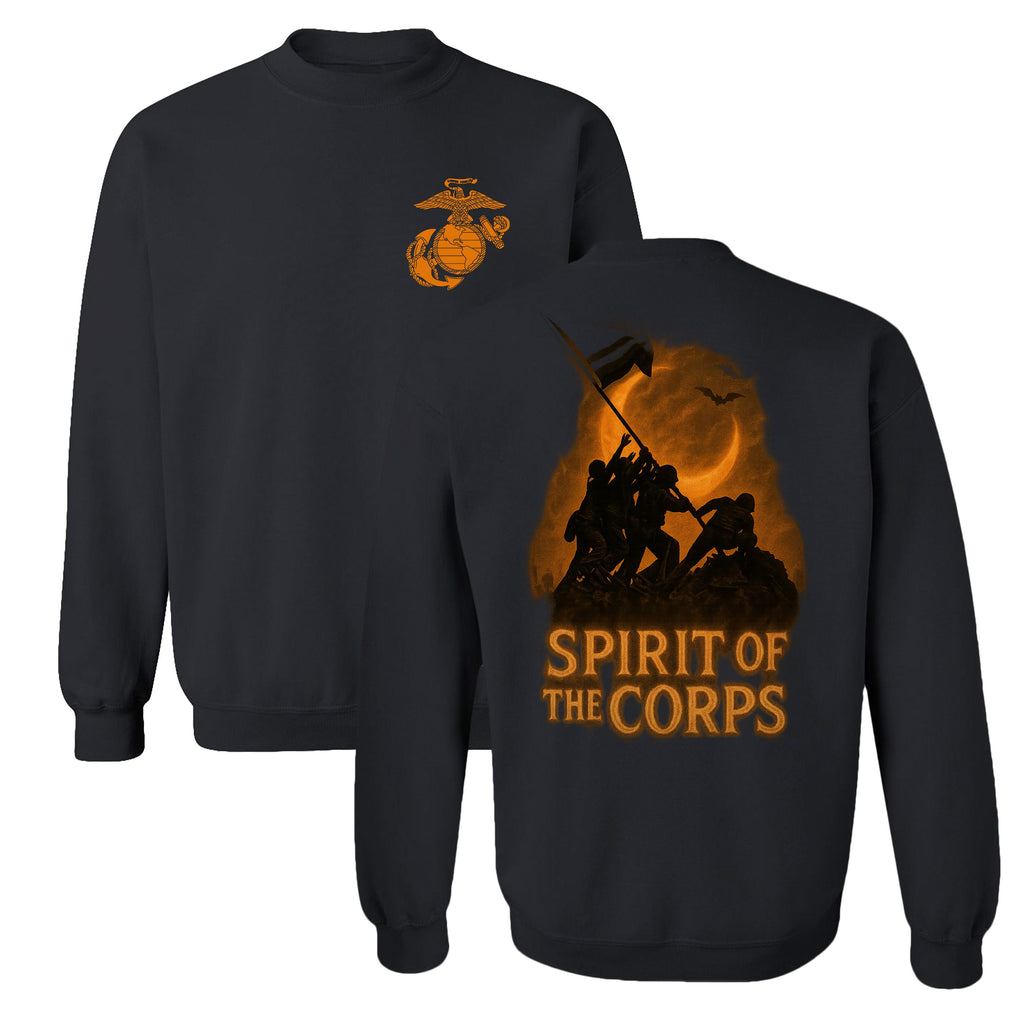 USMC Spirit of the Corps Halloween Sweatshirt | Marine Corps Gift Shop
