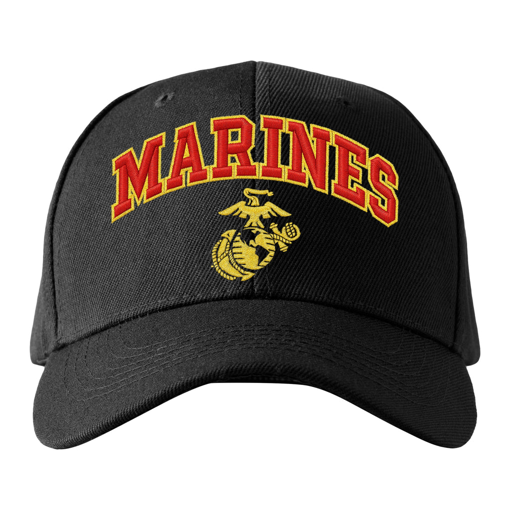 Marines Embroidered Arch & Emblem Cover | USMC Covers
