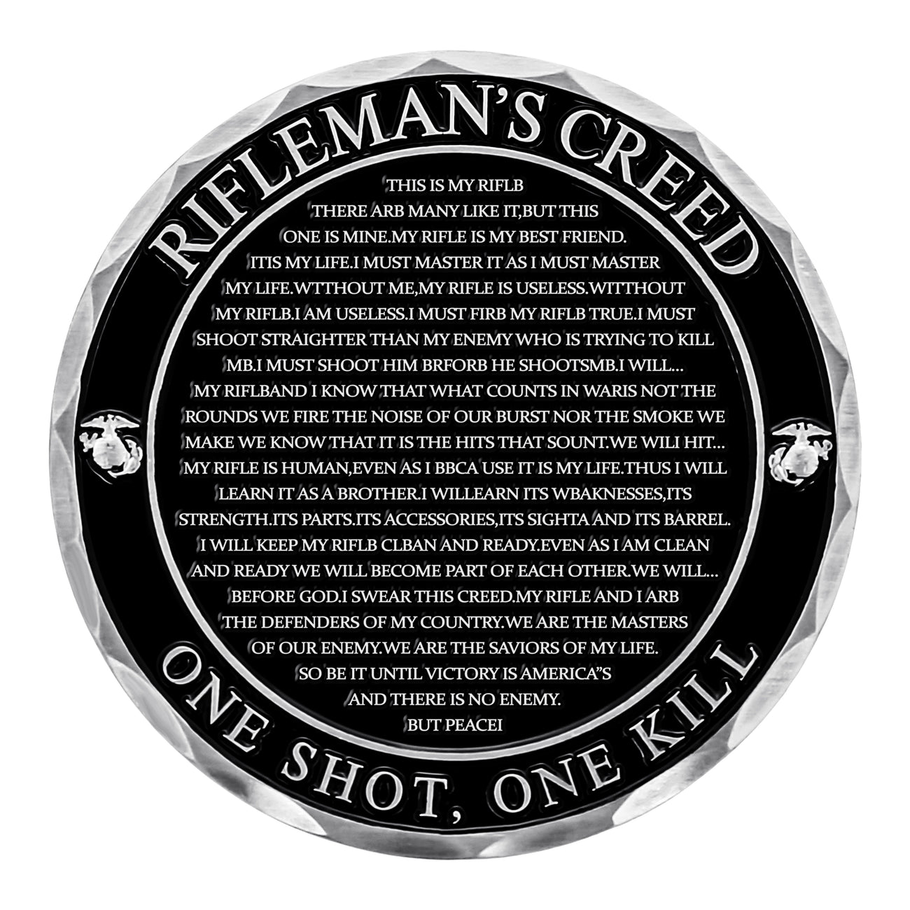Rifleman's Creed Challenge Coin